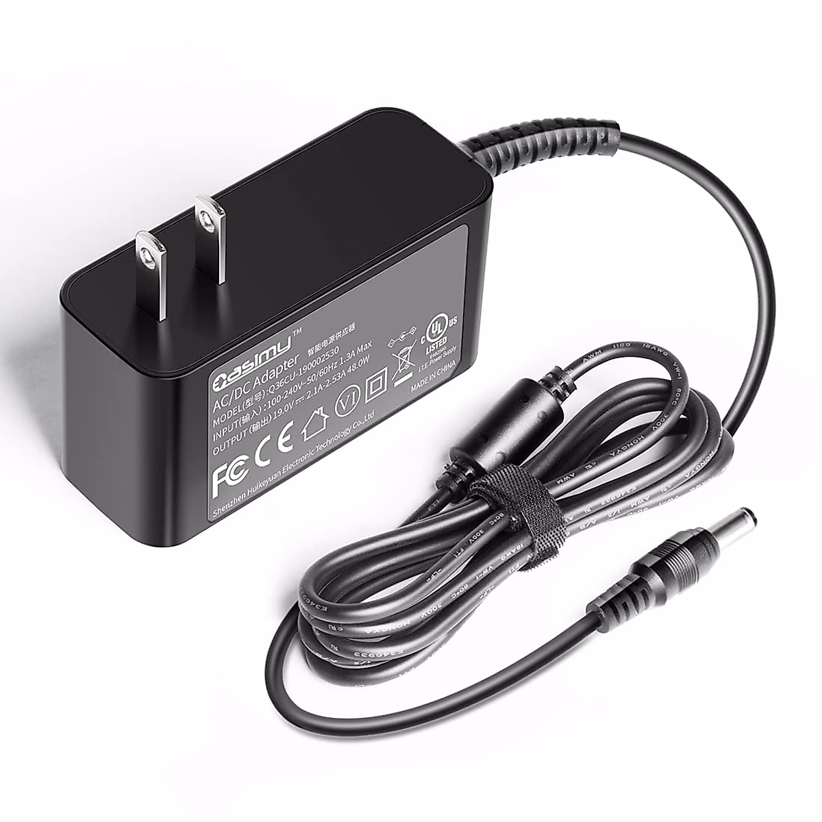 CASIMY 19V 2.1A 2.53A AC Adapter Charger Compatible with Positive Grid Spark 40 40-US 40US 40 Watt, HP Pavilion 27 25 23 21.5'' 23es 22cwa 27es, Philips 246E9QJAB/00 Asus Monitor Display Power Supply