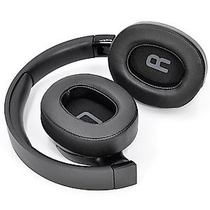 Tune 750BT Earpads - Replacement Ear Cushion Compatible with JBL Tune 700BT / 710BT / 700BTNC / 750BT / 760BTNC Headphone,Softer Protein Leather, High-Density Noise Cancelling Foam (Black)