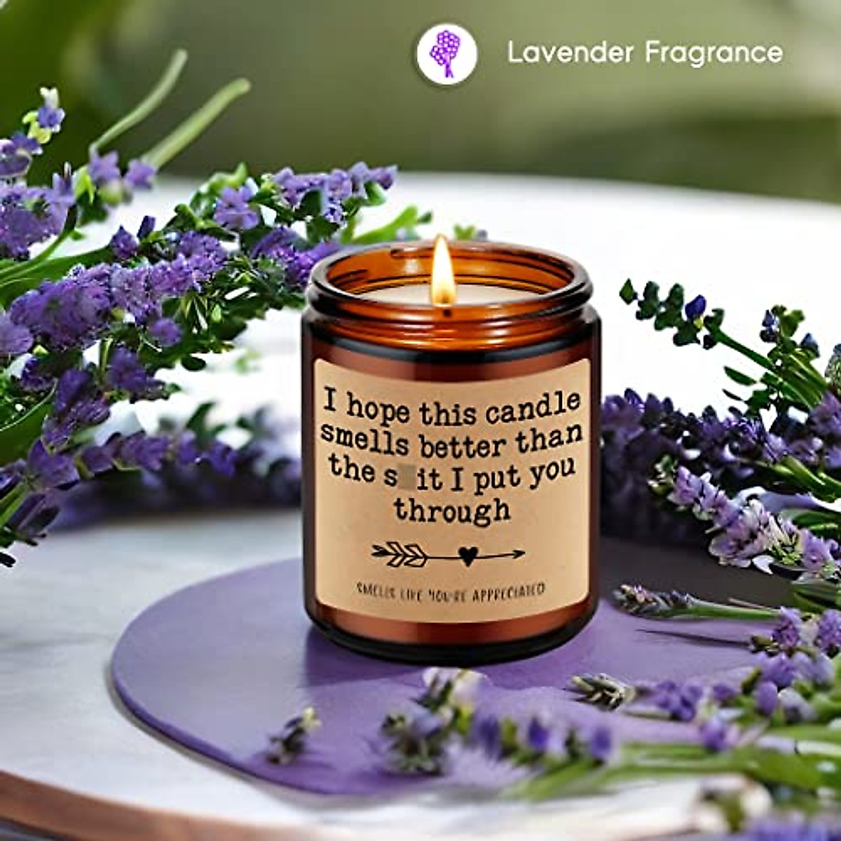 Miracu Scented Candle - Thank You Gifts for Men, Thank You Mom Gifts - Im Sorry Gifts for Her, Dad, Friend - Funny Birthday, Mothers Day, I Love You Gifts for Men, Boyfriend - Apology Gifts for Him