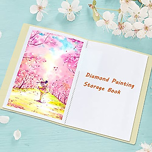30 Pages Art Portfolios A3 Diamond Painting Storage Book Painting Storage Book Clear Storage Bag Art Portfolio Presentation Folder Art Portfolio For Diamond Painting, Sketches Painting