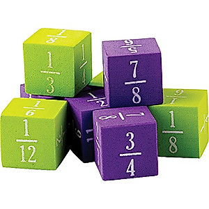 Teacher Created Resources Foam Fractions Dice (20689)