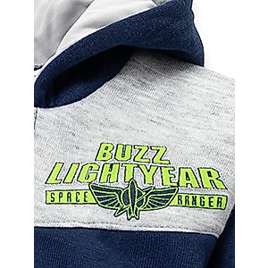 Disney Pixar Toy Story Buzz Lightyear Toddler Boys Half Zip Hoodie 3T