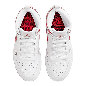 Nike Air Jordan 1 Pre School Shoes White/University Red DR6495-116 2.5Y