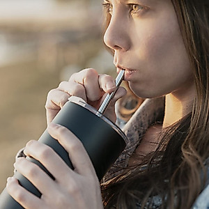 Mason Forge Cocktail Shaker Tumbler with Replacable Drinking Lid