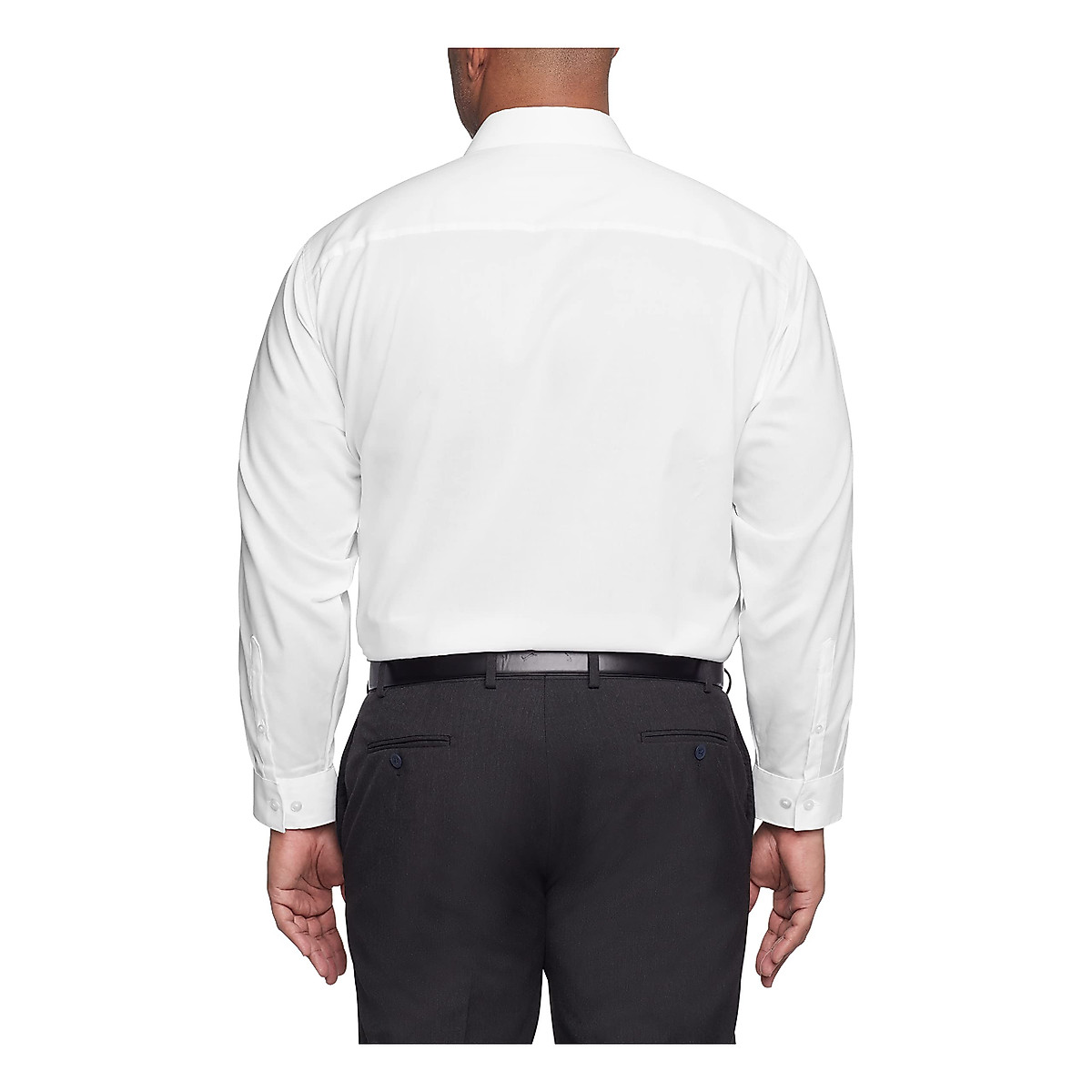 Unlisted by Kenneth Cole mens Big and Tall Solid Dress Shirt, White, 22 Neck 37 -38 Sleeve 5X-Large Tall US