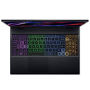 acer Nitro 5 Gaming Notebook, 15.6'' QHD IPS 165Hz, AMD Ryzen 7 6800H, GeForce RTX 3070 Ti, 32GB DDR5, 2TB PCIe 4.0, 4-Zone RGB KB, WiFi 6E, RJ45, USB-C, SPS HDMI 2.1 Cable, Win11 Pro, Black,(AN515)