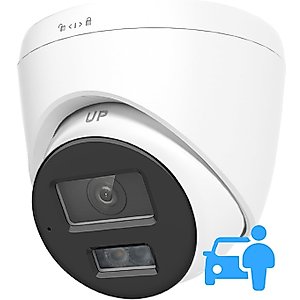 Anpviz 5MP IP PoE Turret Camera with Mic/Audio, Human & Vehicle Detection, Wired Security Camera Outdoor, 100ft Clear Night Vision, 120dB Ture WDR, IP67 Waterproof, SD Card Slot (up to 256GB)