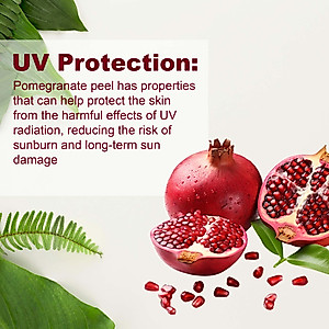 minature Pomegranate Peel Powder (Punica granatum) | 100% Pure and Natural | 227g(8oz) (1/2 lb) | Non-GMO | Rich in anti-oxidants and Vitamin C| Skin and Hair Mask | Resealable Zip Lock Pouch