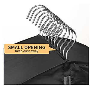 40"Garment Bags For Travel,Garment Bag Suit Bags For Men Closet Storage,Gusseted Travel Garment Bag With Zipper Pocket,Garment Bags For Hanging Clothes,Suit Cover T-Shirt, Jacket, Suits, Coats.