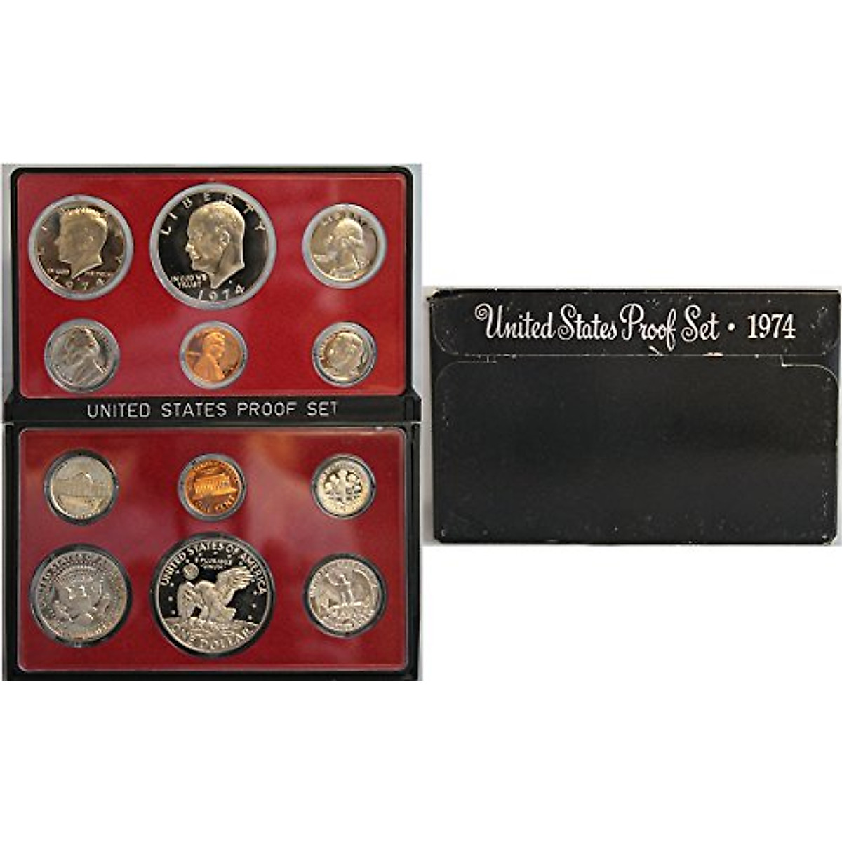 1970 S -1979 US Mint Set Clad Proof Set Run 57 coins