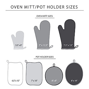 KitchenAid Asteroid Oven Mitt Set, 7"x12.5", Pistachio Green, 2 Piece