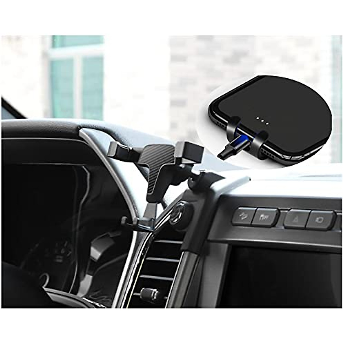ITrims Car Phone Holder for Ford F-150 F150 2015-2020, Car Air Vent Cell Phone Holder Cradles Mount Compatible for iPhone 11 pro/11 pro max/XS/XR/X/8/7, Galaxy, Moto and Most Smartphones