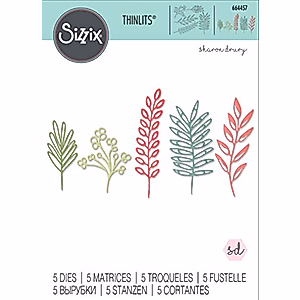 ELLISON SIZZIX THINLITS Dies DEL, Delicate Leaves