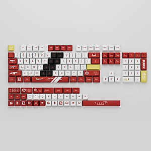 BTNCL CSGO Keycaps Set, PrintStream Bloodsport Dye-Sub XDA Profile PBT Keycap for Gaming Mechanical Keyboard (Color : Bloodsport)