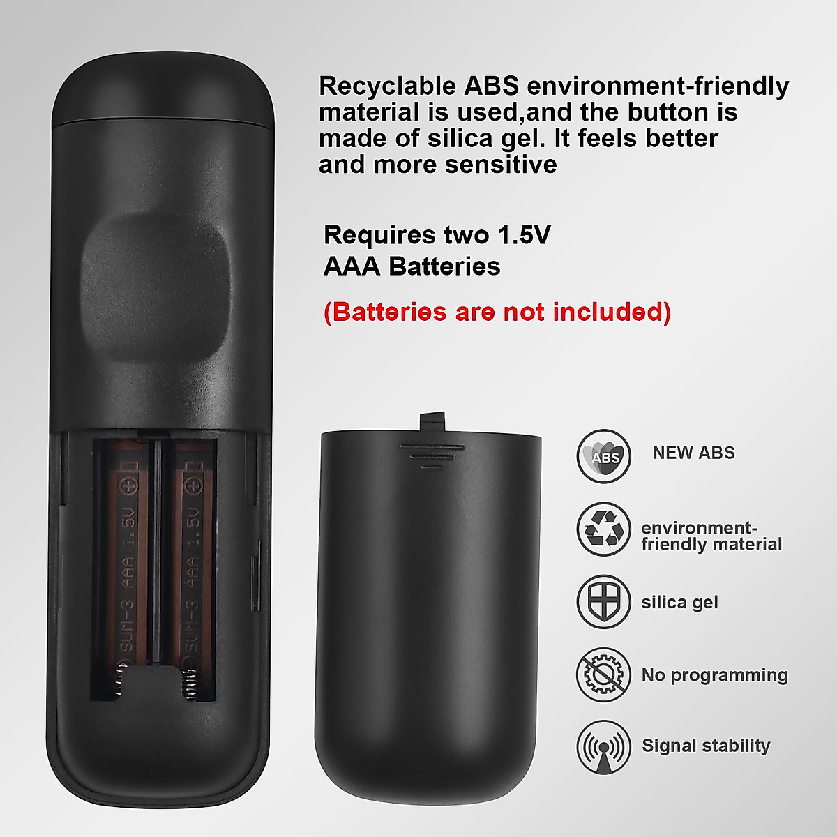 2 Pcs Replacement Remote Control Compatible for Roku Premlere, for Roku Box,for Roku Express,for Roku HD/XD/XDS/LT, for Roku 1/2/3/4 Remote Only【Not for Roku Stick and Not for Roku TV】