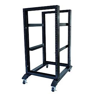 RAISING ELECTRONICS 20U 3FT 4 Post Open Frame 19inch Server/Audio Rackinch 16inch Deep