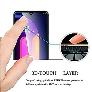 beukei (3 Pack) for LG V60 ThinQ/LG V60 ThinQ 5G / LG V60 ThinQ 5G UW Screen Protector Tempered Glass, (Not Work with Dual Screen),Anti Scratch, Bubble Free