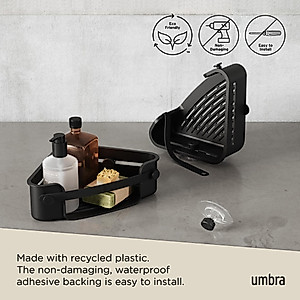 Umbra Flex Modern Bathrrom Caddy Bins, Black