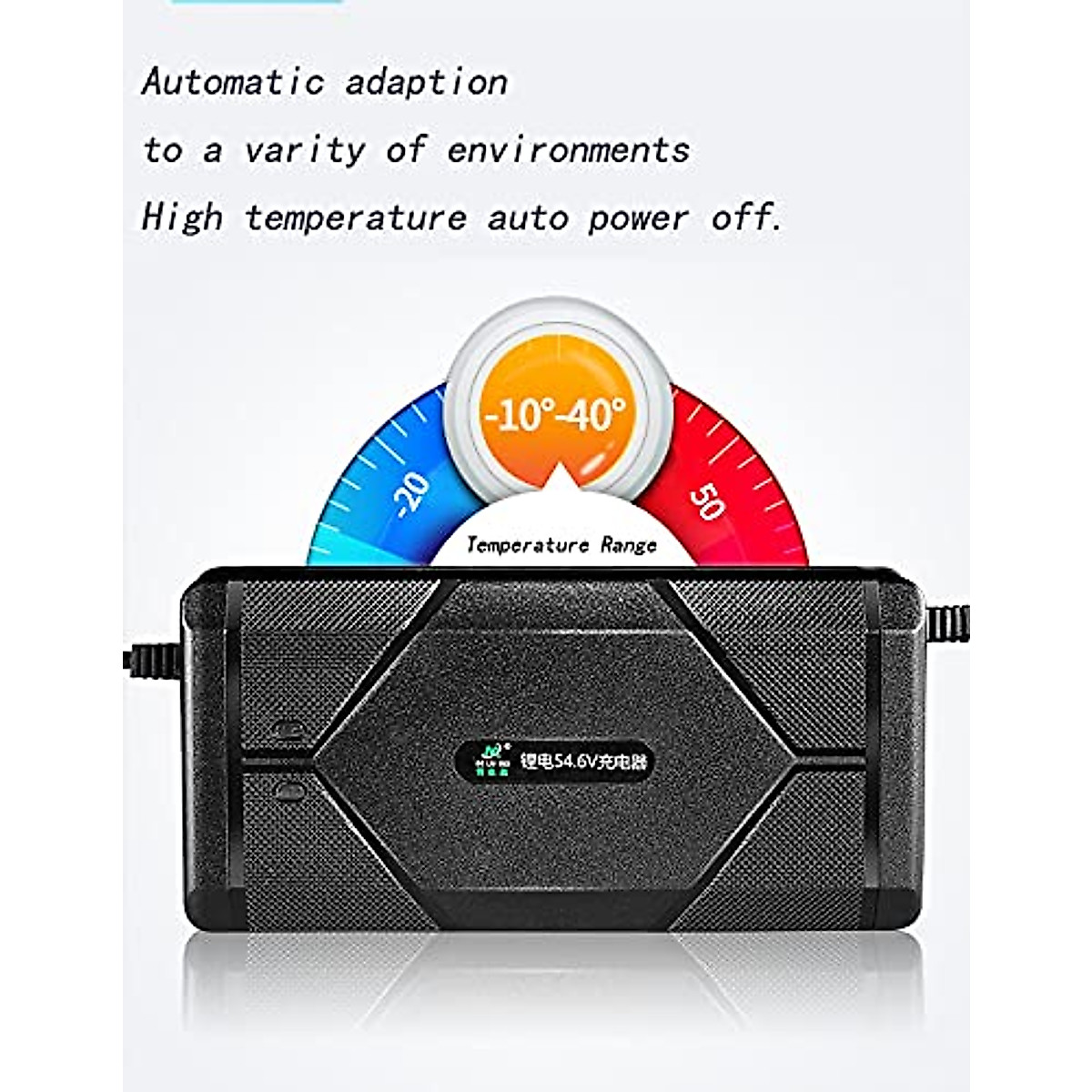 TCTYALR 370W Power 72v Peak 87.6v 24s 5A Electric Scooter chargerelectric Bike bicycke Scooter Golf cart Lithium Battery Charger 48V Lithium ion Charger