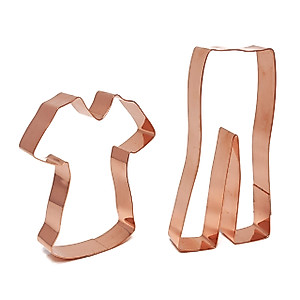 Hospital Scrubs Copper Cookie Cutter Set by The Fussy Pup