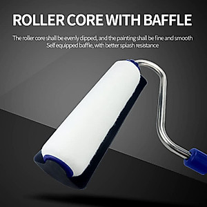 Airless Paint Sprayer Roller Inner Feed for High Pressure Airless Spray Gun with Wand Power Wall Brush Self-Priming Paint Roller 11.8 inch Extension Pole