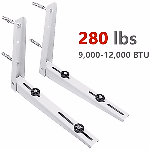 LBG Products Wall Mounting Bracket for Ductless Mini Split Air Conditioner Condensing Unit 1-2P, Support up to 265lbs (7000-12000 BTU)