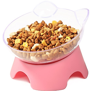 MILIFUN Raised Cat Food Bowls with Stand, Cat Dishes for Food or Water, Cat tilted bowl, Pet dish with stand