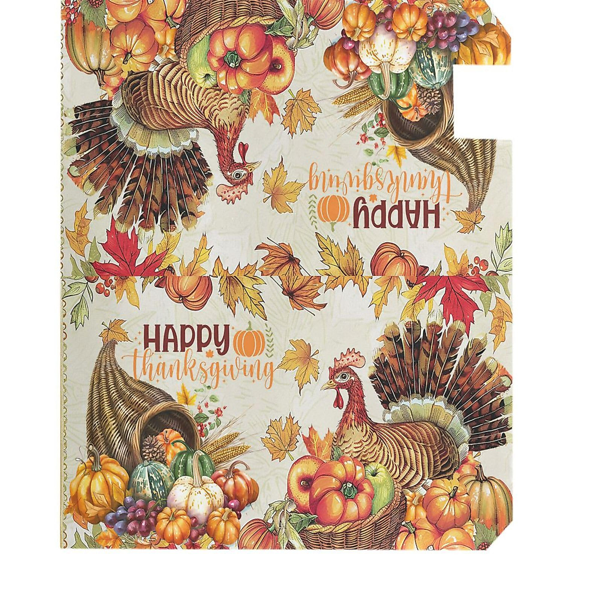 Wamika Autumn Thanksgiving Turkey Pumpkin Mailbox Cover Magnetic Standard Size,Fall Harvest Sunflower Letter Post Box Cover Wrap Decoration Welcome Home Garden Outdoor 21" Lx 18" W