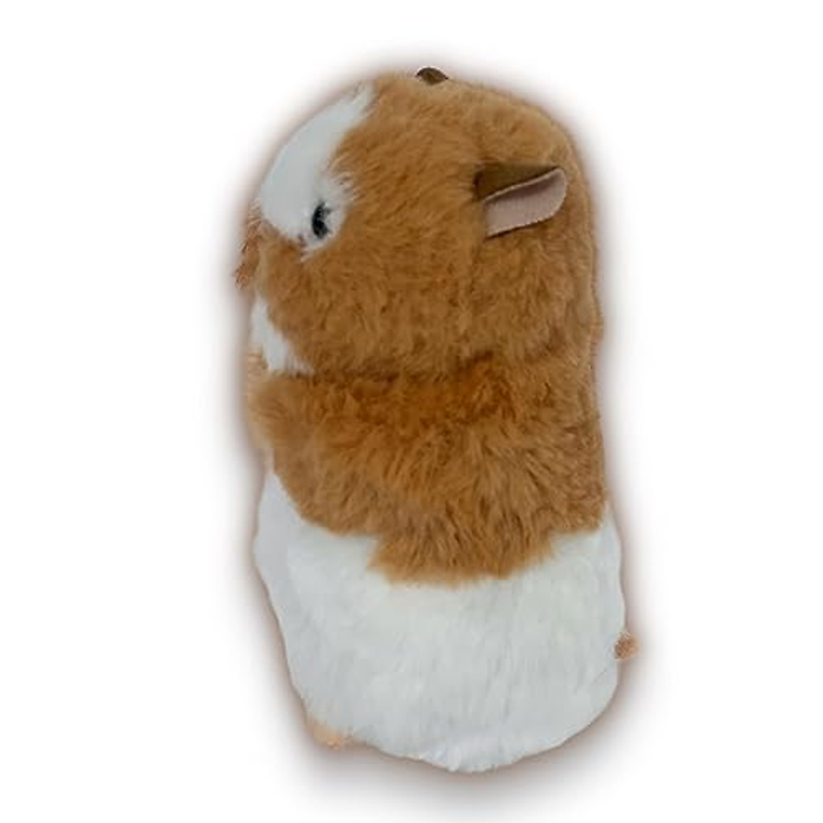 Auswella Plush Syrian Hamster- 5" Brown and White Hamster Plush Stuffed Animal Toy