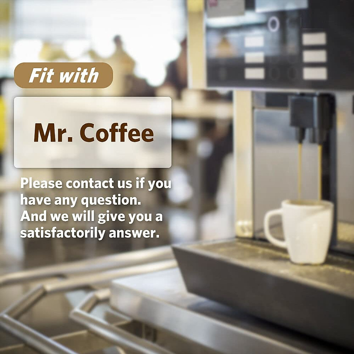 Replacement Filters For Mr Coffee Filters Replacement Mr.Coffee Charcoal Filters Mr. Coffee Filter Disks Cartridge Water Filter Discs For Mr. Coffee 4-12cups Coffee Maker Machine -12Pack