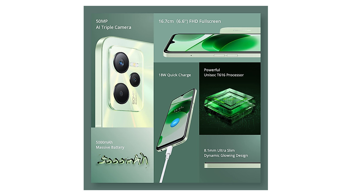 Buy Realme C35 - 128GB ROM, 4GB RAM Smartphone