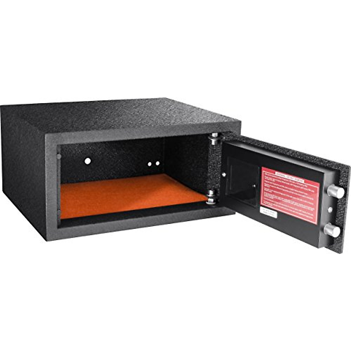 Barska AX12888 Quick Access Keypad Biometric Fingerprint Security Safe Box 0.46 Cubic Ft, Black