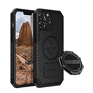 Rokform - iPhone 13 Pro Max Rugged Case + Twist Lock Sport Ring Stand & Grip (RokLock Series)