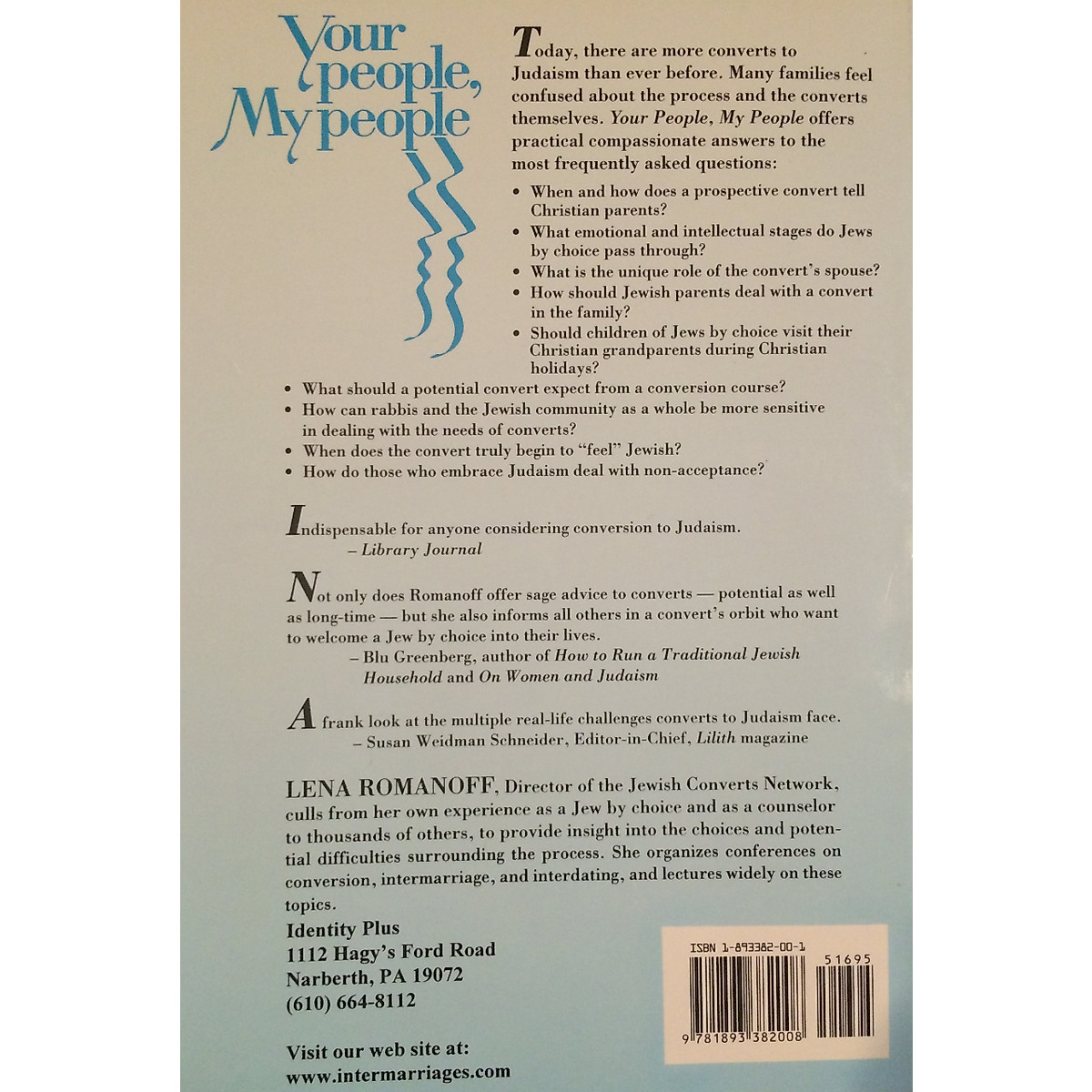 Your People, My People: Finding Acceptance and Fulfillment As a Jew by Choice