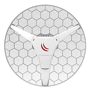 MikroTik LHG HP5 Dual Chain High Power 24.5dBi 5GHz CPE Point-to-Point Integrated Antenna (RBLHG-5HPnD-US)
