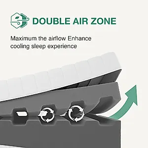 Novilla Twin Mattress, 10 Inch Foam Mattress, Flippable Mattress with Breathable Soft Cover for a Dry, Clean and Double Side Sleep, Twin Size Mattress with Tight Top