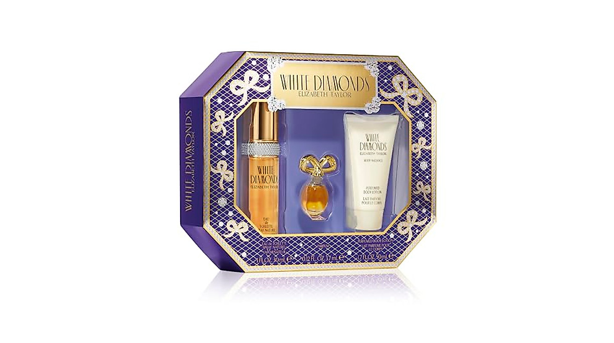 Elizabeth Taylor White Diamonds Perfume Set - 3-Piece Gift