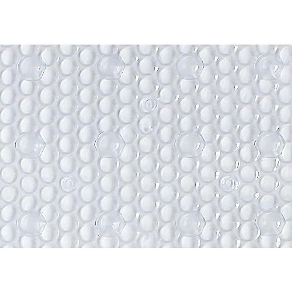 Splash Home Order Bathtub Mat Non-Slip, Shower Mat with 112 Suction Cups and Drain Holes Bath Mat for Tub, 27 L x 14 W Inches, Machine Washable, PVC - Clear
