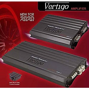 Power Acoustik VA4-2200D Vertigo Series 2,200-Watt Max 4-Channel Class D Amp