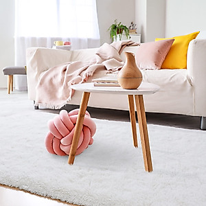 Lascpt Area Rugs for Living Room, Super Soft Fluffy Fuzzy Rug for Bedroom, Cream White Furry Shag Rug 6x9, Plush Carpet Home Decor for Girls Kids Dorm Room, Accent Indoor Non-Slip Baby Nursery Rug