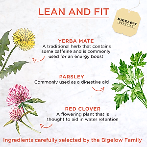 Bigelow Tea Benefits Lean and Fit Citrus & Oolong Tea, Caffeinated, 18 Count (Pack of 6), 108 Total Tea Bags