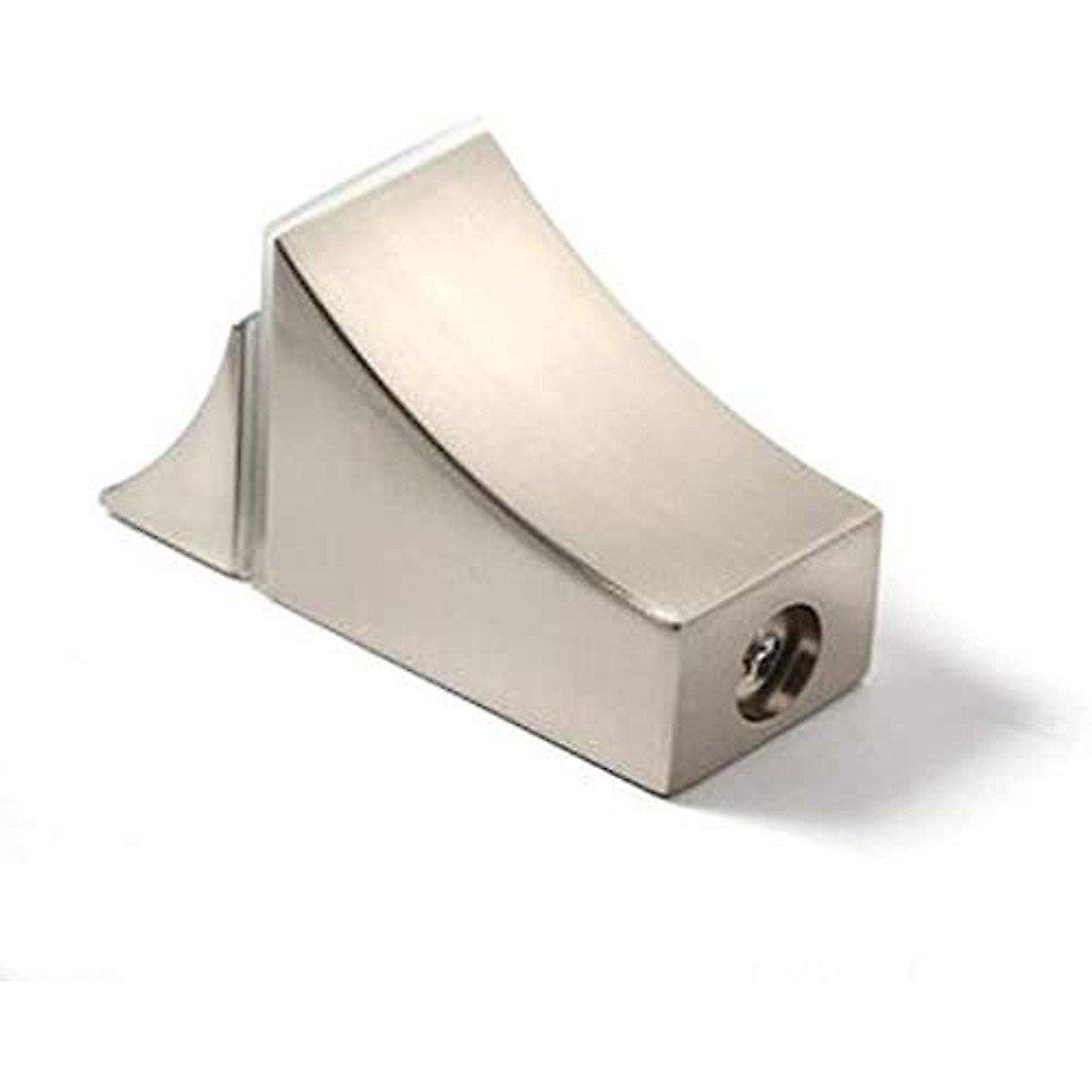 XVL 15.5-Inch Bathroom Glass Shelf, Brushed Nickel GS3003L