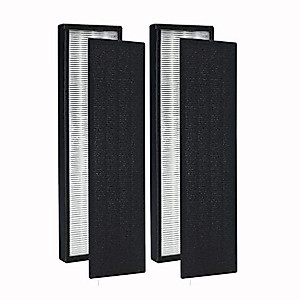 Flintar FLT4825 True HEPA Replacement Filter B, Compatible with GermGuardian Air Purifier AC4825 Series, AC4300BPTCA, AC4850PT, AC4900CA, CDAP4500BCA, Oransi Finn, 2-Pack