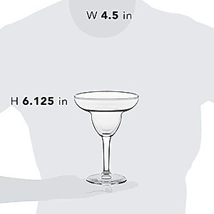 Libbey Margarita Party Glasses, 9-ounce, Set of 12