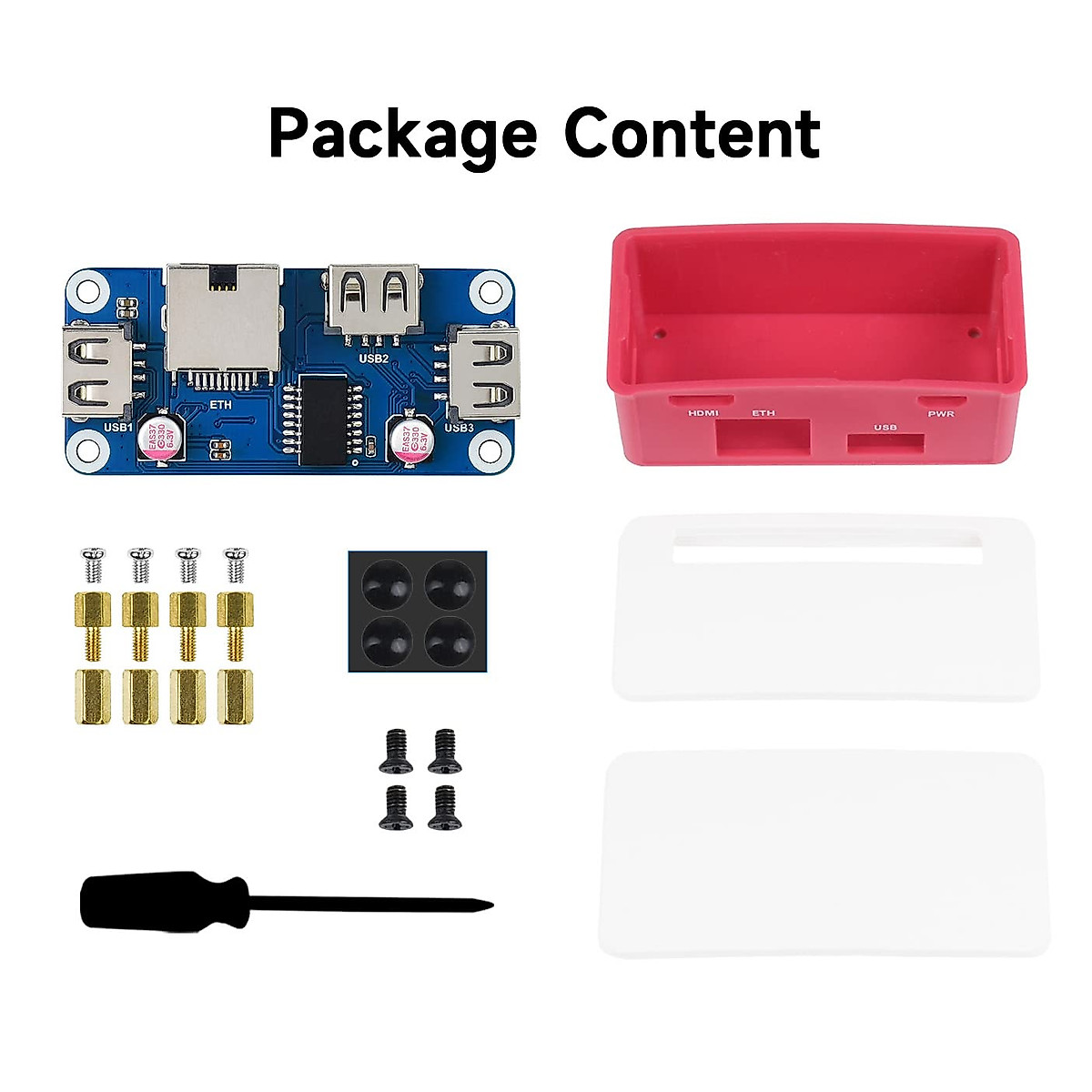 waveshare ETH-USB-HUB-Box for Raspberry Pi Zero Series