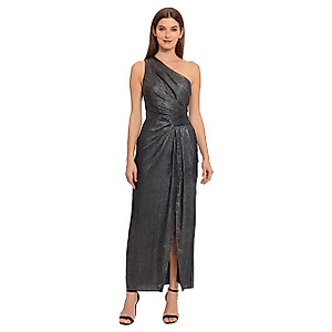 Maggy London Women's Holiday Sequin Dress Event Occasion Cocktail Party Guest of, Navy/Silver