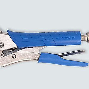 DRAGONITE Heavy Duty C Clamp, Vise Grip Locking Pliers With Swivel Pads, 18 Inch Face Clamp for Woodworking, Welding and Pocket Hole Joinery, 2 Piece