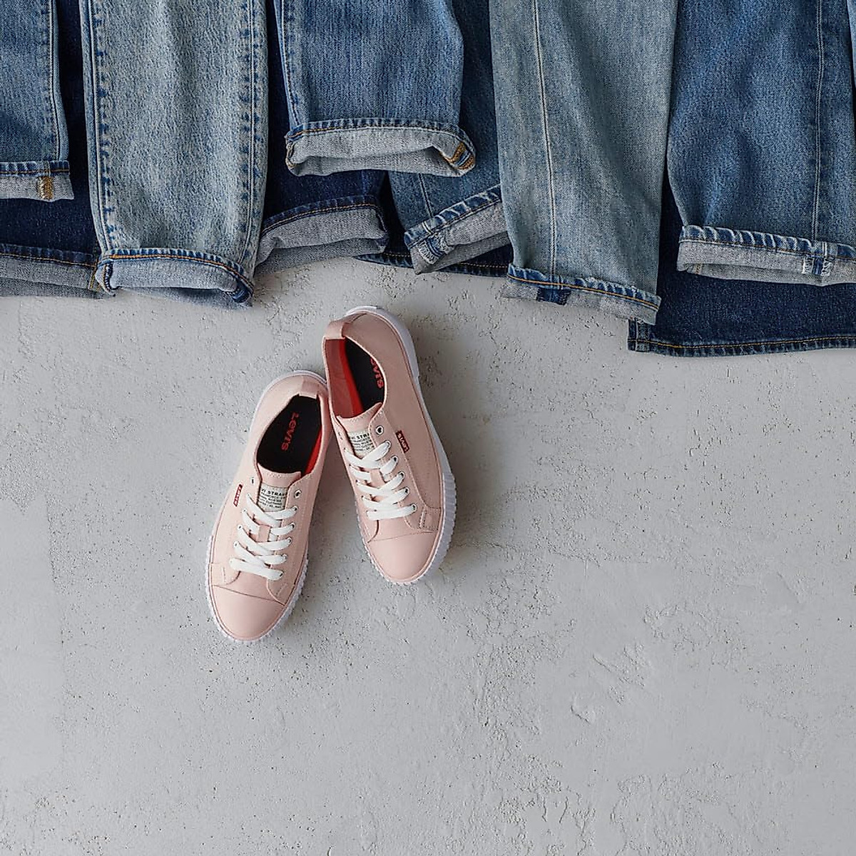 Levi's Women's Casual Sneaker, Rose Pink, 7.5