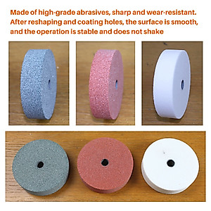 Amacupid Buffing Wheel Kits 3 inch (7 Pieces). for Mini Bench Grinder Electric Dril. Sharpening Knives Rust Removal Polishing.for Home DIY Grinding Polishing. Valentine Father's Day Gifts