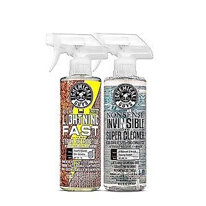 Chemical Guys SPI_191_16 Lightning Fast Carpet and Upholstery Stain Extractor & SPI_993_16 Nonsense All Surface Cleaner Safe for Home, Garage, Cars, Trucks, SUVs & More, 16 fl. Oz, Unscented
